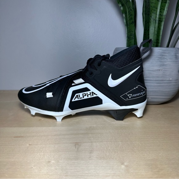 Nike | Shoes | Nike Alpha Menace Pro 3 Mid Black White Mens Football ...